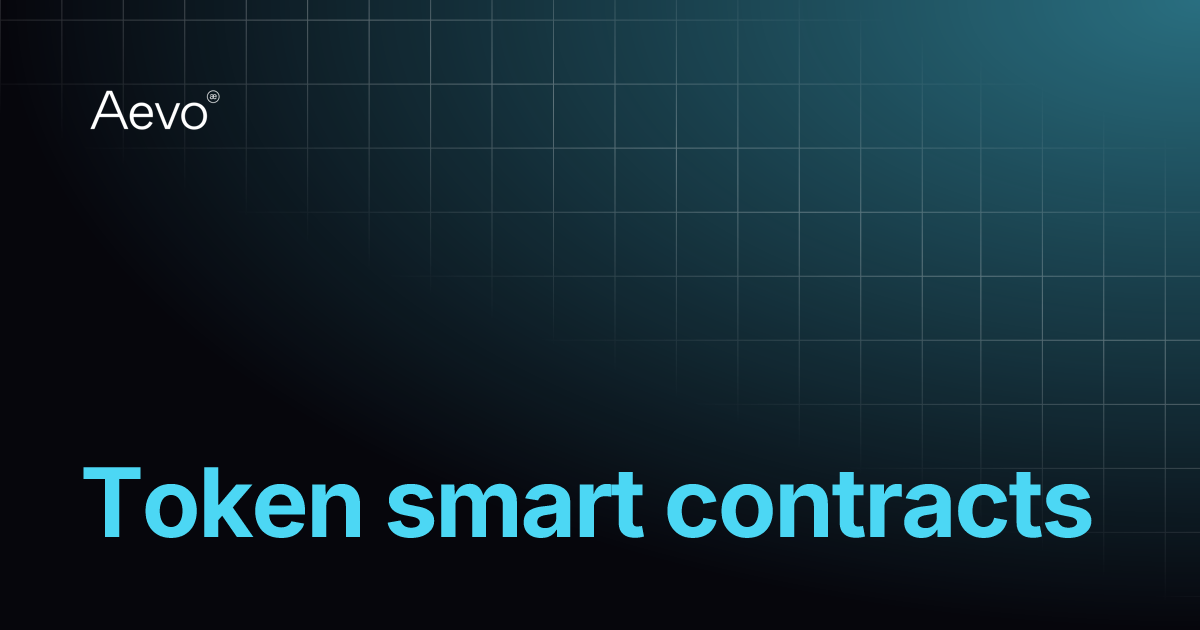 Token smart contracts | Aevo Documentation