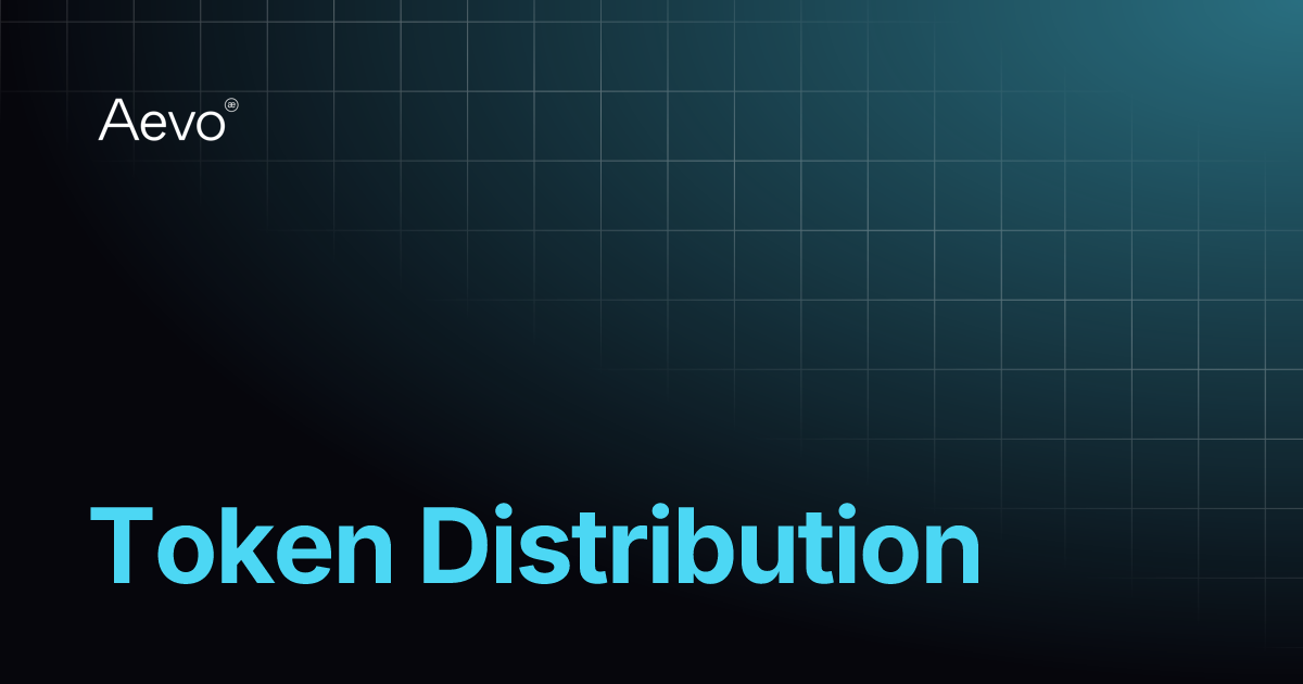 Token Distribution | Aevo Documentation